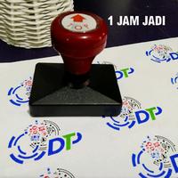 Jual Stempel Flash/stempel custom/stempel free desain - 1 warna, ukuran ...