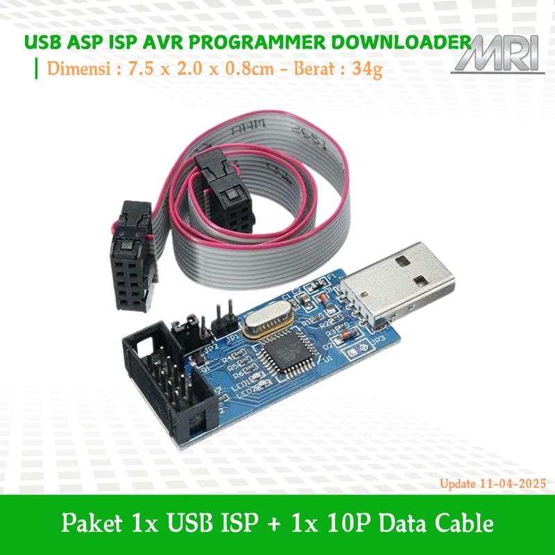 USB ASP USB ISP AVR Programmer Downloader - Shop | Tokopedia