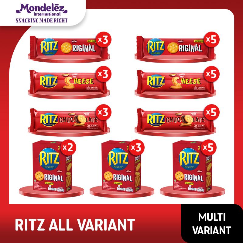 Paket Bundle Ritz Crackers / Sandwich Biskuit All Varian - Shop | Tokopedia