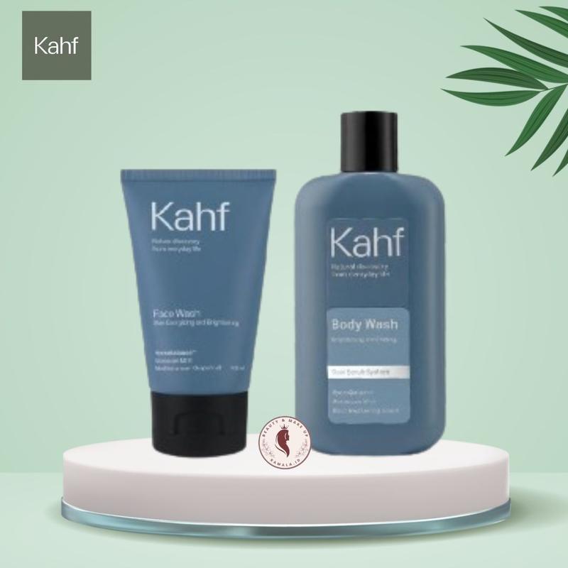 Kahf Paket Cleansing Isi 2pcs - Face Wash & Body Wash Scrub Soap - Shop ...