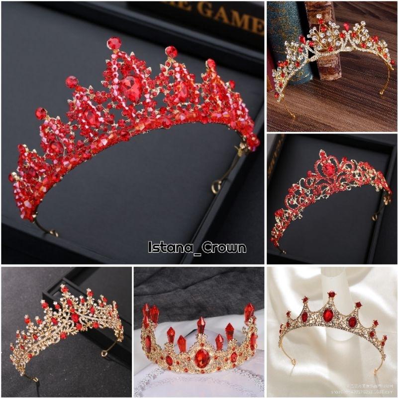 Red Crown Edition - Mahkota Warna Merah - Red crystal gold crown - Shop ...