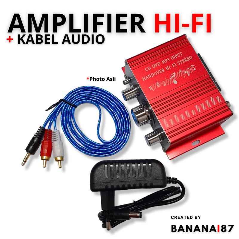 Mini Ampli Amplifier Speaker 2 Channel 20W Hi-Fi Stereo Supe - Shop ...