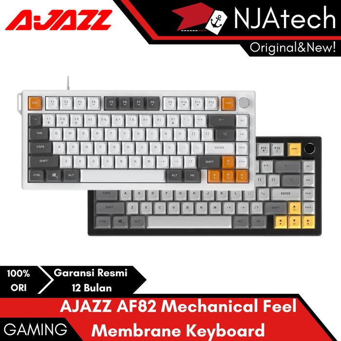 Jual AJAZZ AF82 Mechanical Feel Membrane Keyboard Gaming / Office ...