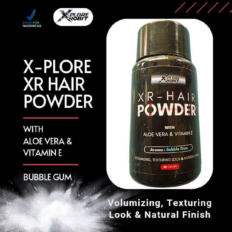 Hair Powder Pomade BPOM X-Plore Paket 10 Pcs Strong Hold Volumizing ...