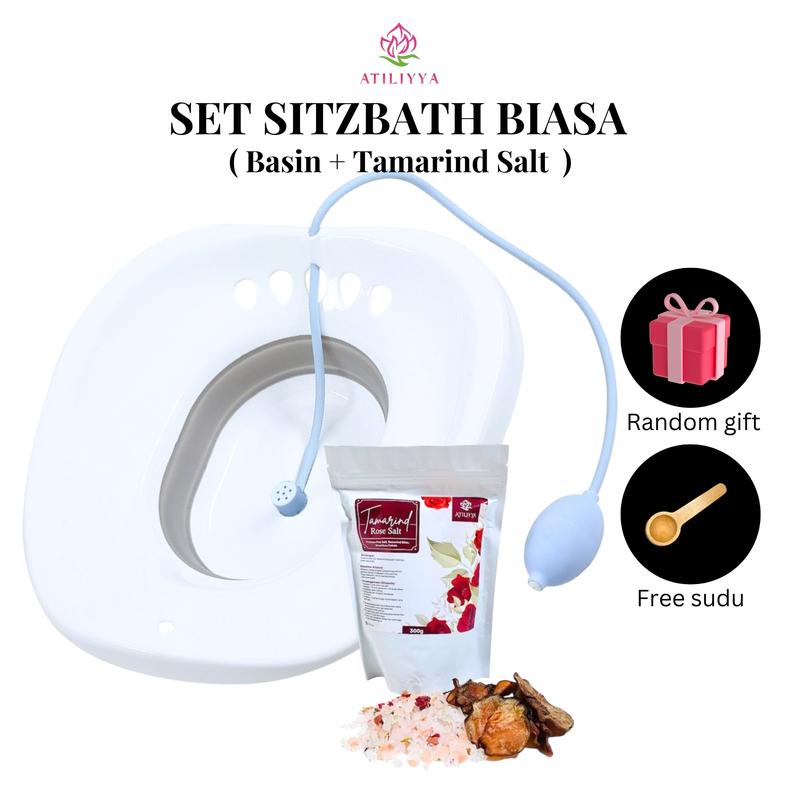 Atiliyya Sitz Bath Set Rendaman Garam Rose & Asam Keping 300 - TikTok ...