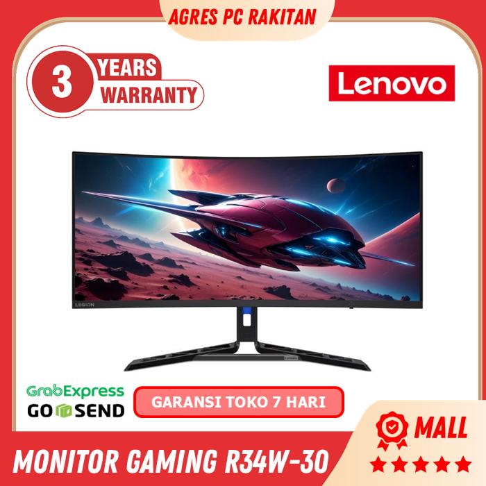 Jual LENOVO LEGION GAMING MONITOR CURVED 34 INCH R34W-30 VA 1500R WQHD ...