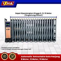 Promo Pagar Geser Otomatis Aluminium Alloy Automatic Rectractable gate ...