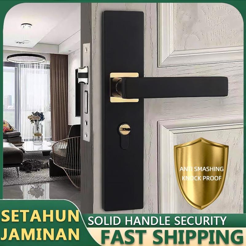 【Ready Stock】Door Lock Tombol Pintu Rumah Tubular Lever Cylindrical ...