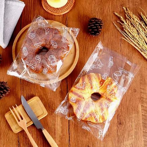 100PCS 21*26CM BAKED BREAD TOAST BAG OPP SELF ADHESIVE BAKER - TikTok ...