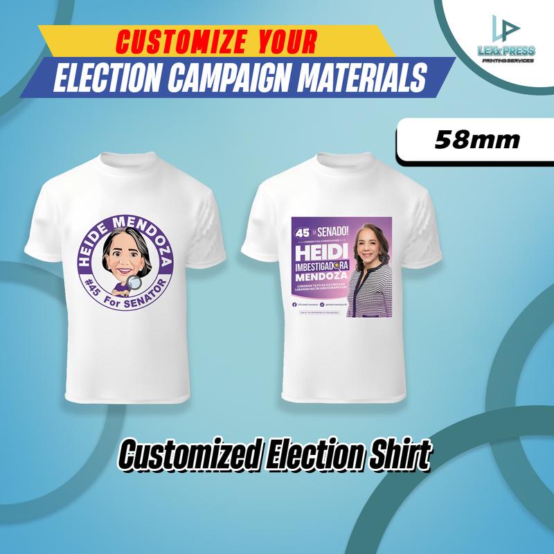 PERSONALIZED SUBLIMATION ELECTION T-SHIRT (50 PCS) - TikTok Shop ...