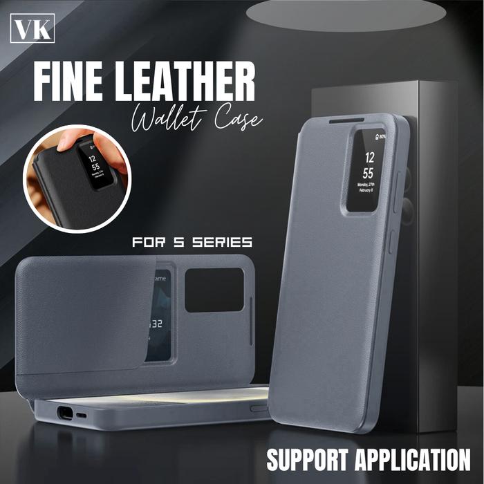 Promo Flip Kulit Case Kompatibel Untuk Hp Samsung S26 S25 S24 S23 S22 ...