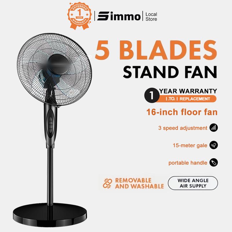 Vertical Fan 16 Inch 5 Blade High Performance Home Cooling Fan - TikTok ...