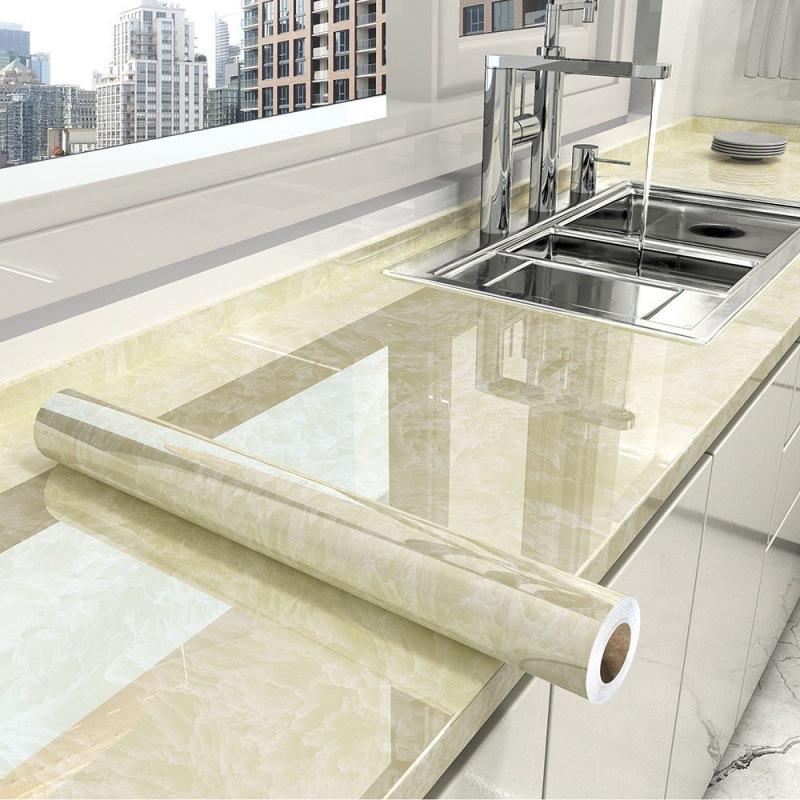 XGG Marble kitchen waterproof oil -proof sticker thickened high ...