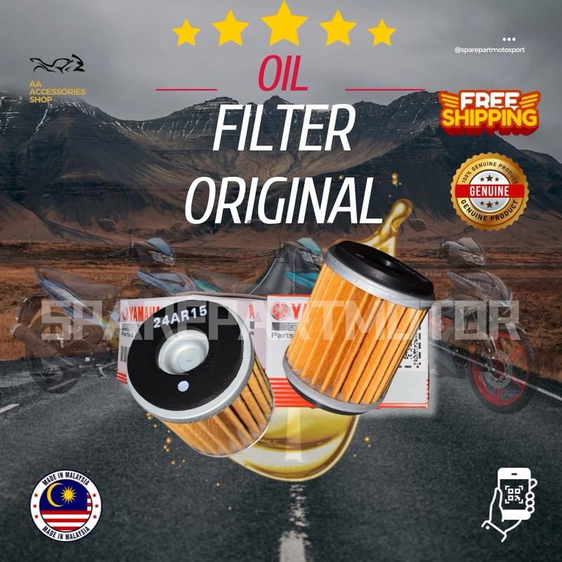 (Original) Oil Filter Yamaha Y15 V1 V2 LC135 V1 V2 V3 V4 V5 V6 - TikTok ...