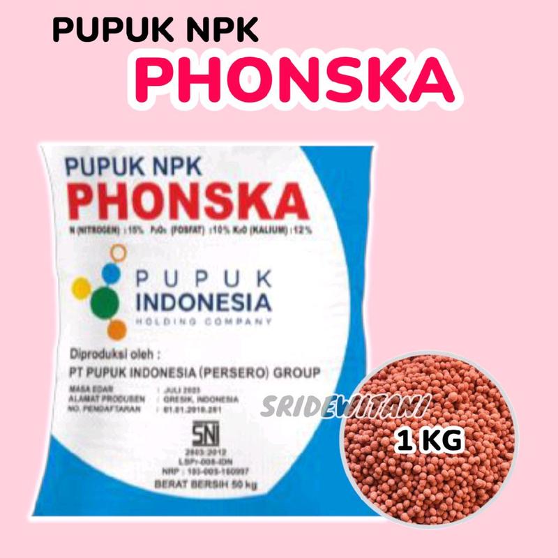 PUPUK PHOSKA 1 KG PUPUK NPK PHONSKA Penyubur Vegetatif dan generatif ...