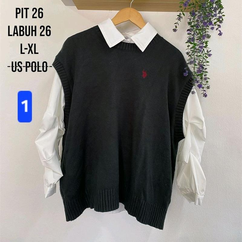 Premium Vest Knitted, tocang Tops knitwear Kemeja - TikTok Shop Malaysia