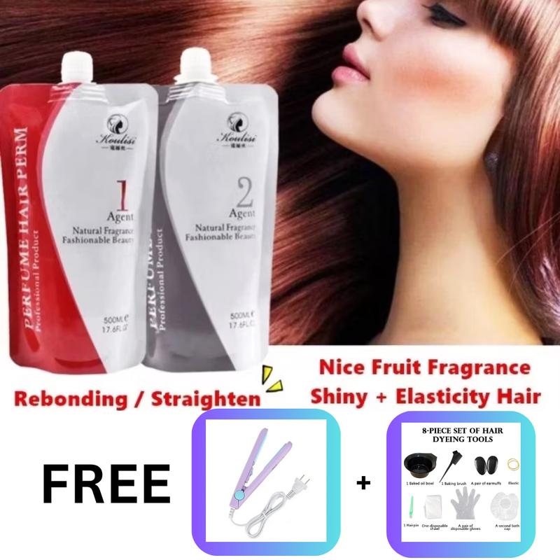 (FREE Straighter Hair Iron & Hair Tool Set) Salon Hair Rebonding ...