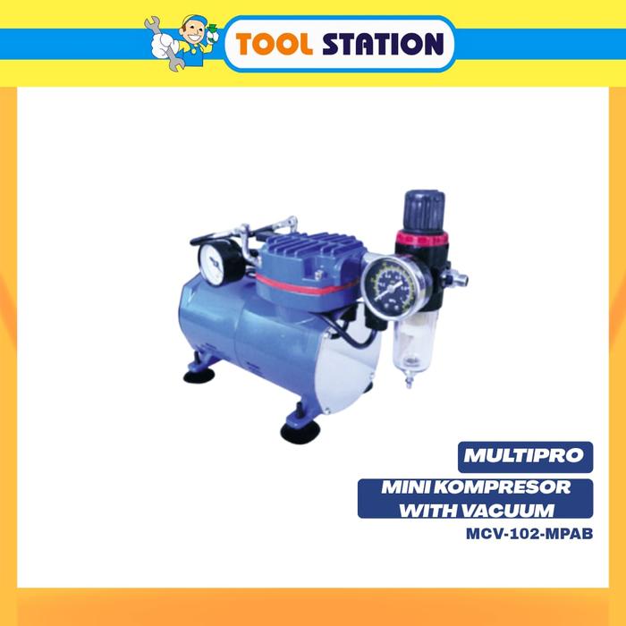 Jual Mini Kompresor With Vacuum Multipro Kompresor Kecil MCV-102-MPAB ...