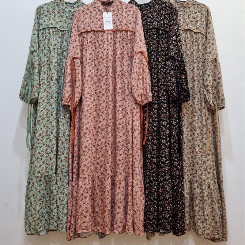 [PAHANG] AKMAA MIKAYLA RAYON FLOWER PRINTED BAJU DRESS WANIT - TikTok ...