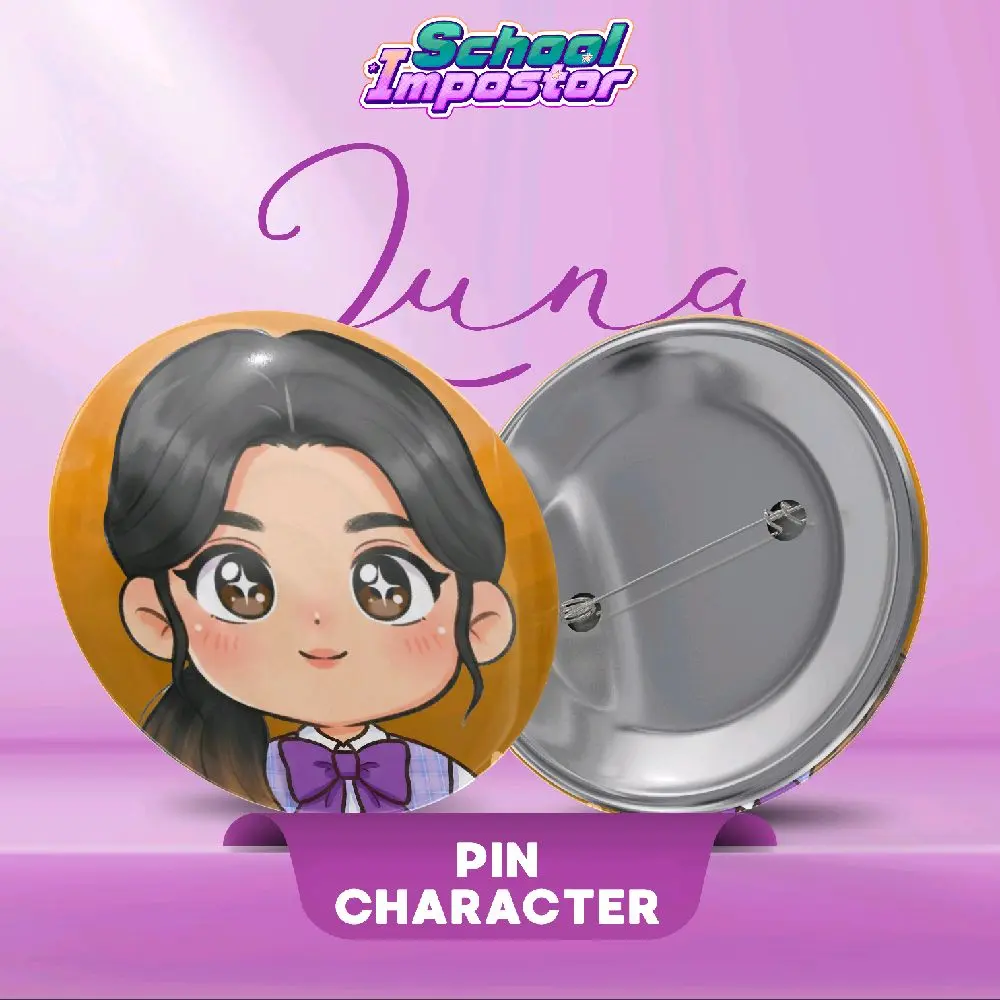 SAPUTRA KORI MERCHANDISE OFFICIAL PIN KARAKTER SCHOOL IMPOSTOR GIRLS ...