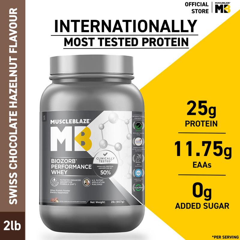 MuscleBlaze Biozorb Performance Whey Protein (Swiss Chocolat - TikTok ...