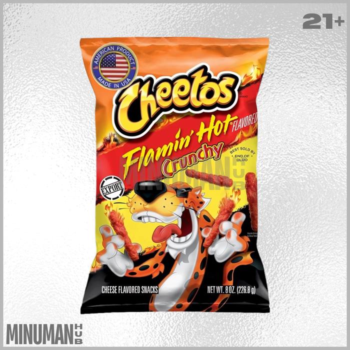 Promo CHEETOS SNACK IMPOR USA ALL VARIANT - FLAMIN HOT CRUNCHY 8 OZ 226 ...