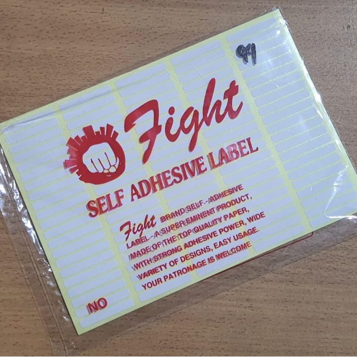 Label Fight No. 99 / Kertas Stiker Nama Undangan harga / Sel - Shop ...