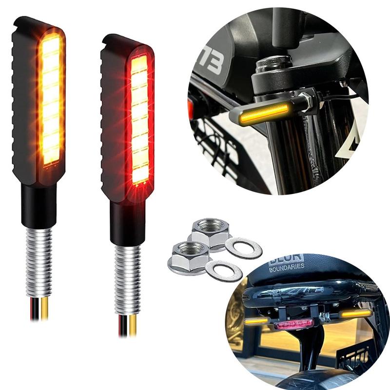 CNC Aluminum Shell Yellow Slide Mode Turn Signal Indicator Light ...