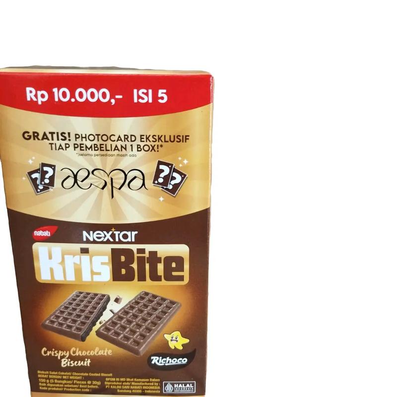 nabati nextar krisbite x aespa free fhotocard crispy cholcolate - Shop ...