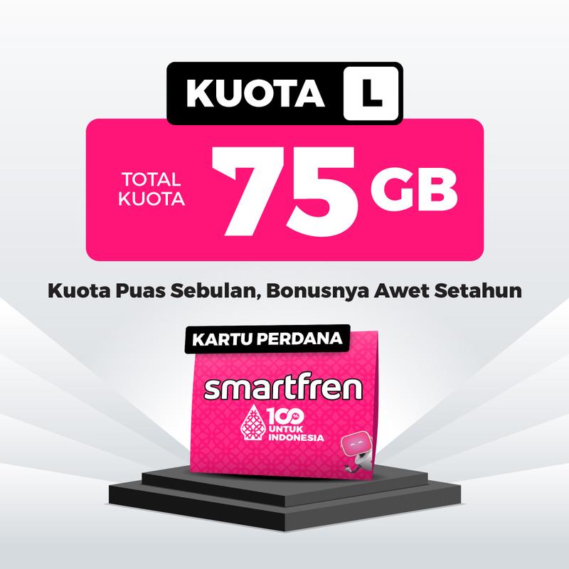Kartu Perdana Smartfren Kuota L 27GB - Shop | Tokopedia
