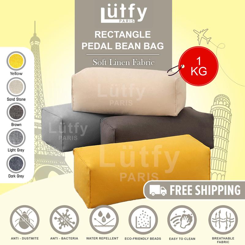 [Ready Stock] Rectangle Bean Bag Stool with 1.5 kg(+/-) FILLING ...