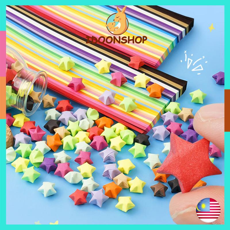 IDOON Bintang Kertas 540pcs Colorful Paper Stars Origami DIY - TikTok ...