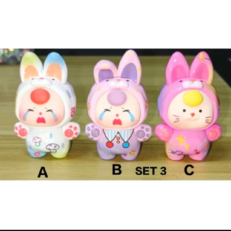 ORIGINAL/GENUINE BABY THREE - DOPAMINE RABBIT CUTE UNSEALED BLIND ...