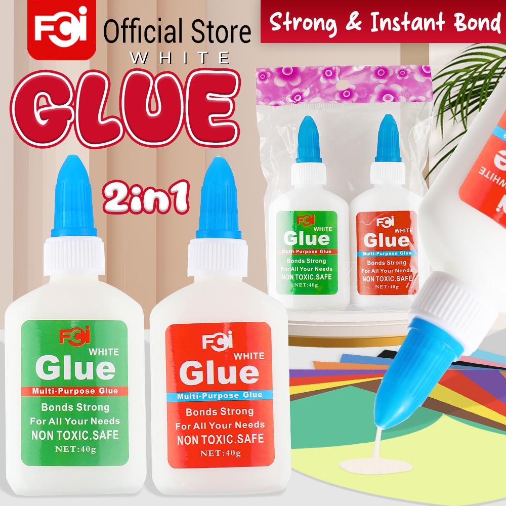 FCI 2in1 White Glue Multi-purpose Adhesive 40g Perfect for DIY Paper ...