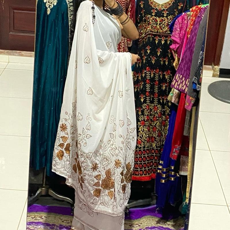 SARI PUTIH SIFON PAYET BUNGA TANPA COCOL/ATASAN - Shop | Tokopedia