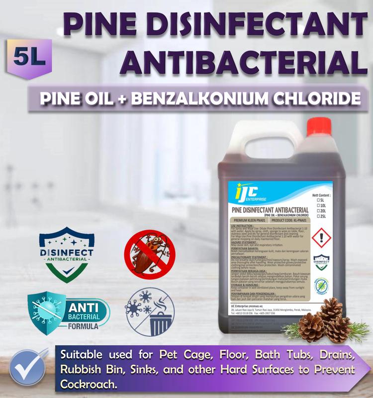 Pine Disinfectant Antibacterial Liquid / 5L / Deodorizer / Pine ...