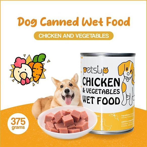 Petsup Canned Wet Dog Food Chicken and Vegestable Flavor Dog - TikTok ...