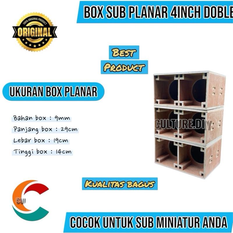 BOX SUB PLANAR 4INCH DOBLE BAGUS MINIATUR MURAH - Shop | Tokopedia