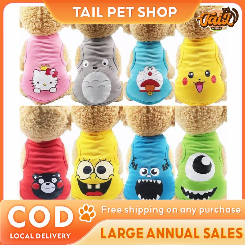 TPS High Quality New cartoon pet vest Teddy puppy dog clothe - TikTok ...