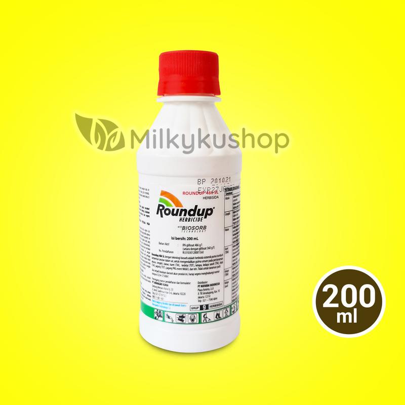 ROUNDUP 486SL HERBISIDA OBAT PEMBASMI RUMPUT LIAR & GULMA 20 - Shop ...