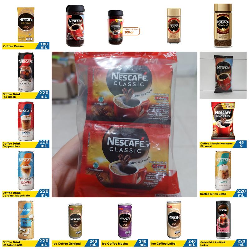 Nescafe Varian Kemasan Rasa Classic Kopi Instan Gold Decaf Coffee ...