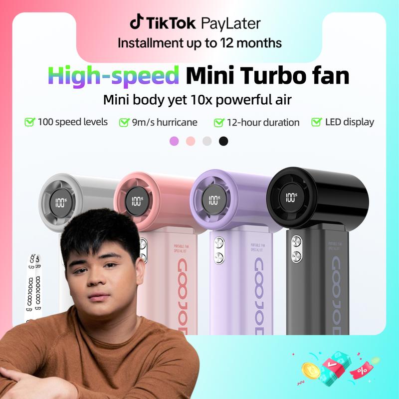 【Bugoy X GOOJODOQ】New Style High Speed Pocket Fan Outdoor Portable ...