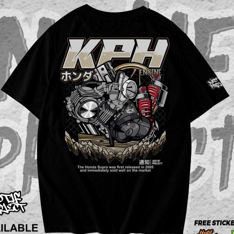 NOTIFPROJECT KAOS KPH GANK T-SHIRT KPH ENGINE COTTON UNISEX - TikTok ...