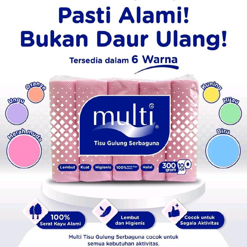 Isi 10 Multi Tisu Gulung serbaguna - Shop | Tokopedia