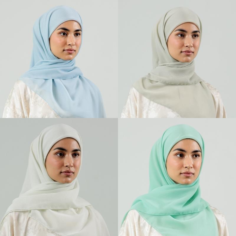 The Bahaman Basic Tudung Bawal Nona Cotton Bidang 45 - TikTok Shop Malaysia