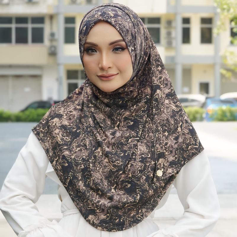 SALE Tudung Serlom Sebawang Pinless & Ironless - Korean Moss - TikTok ...