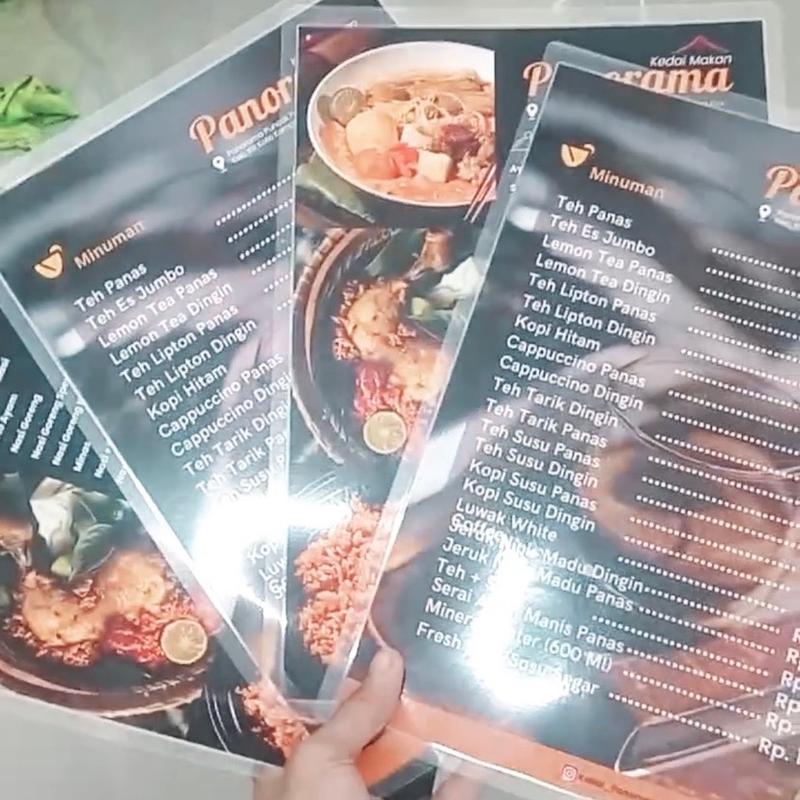 Daftar Menu Custom Design Ukuran a4 sudah Include Laminating Press ...