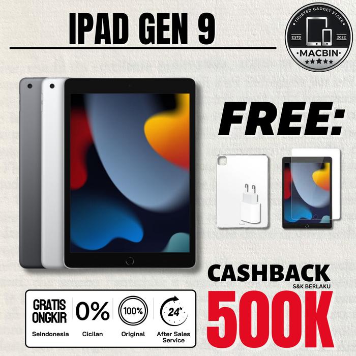 Jual Apple iPad 9 10.2" inch Gen 9th 2021 Wifi Only Cellular 64GB 256GB ...