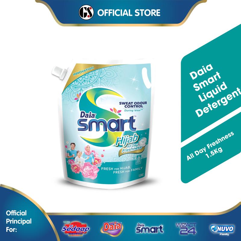 Daia Smart Hijab Liquid Detergent 1.5kg - Cecair Pencuci Pakaian ...
