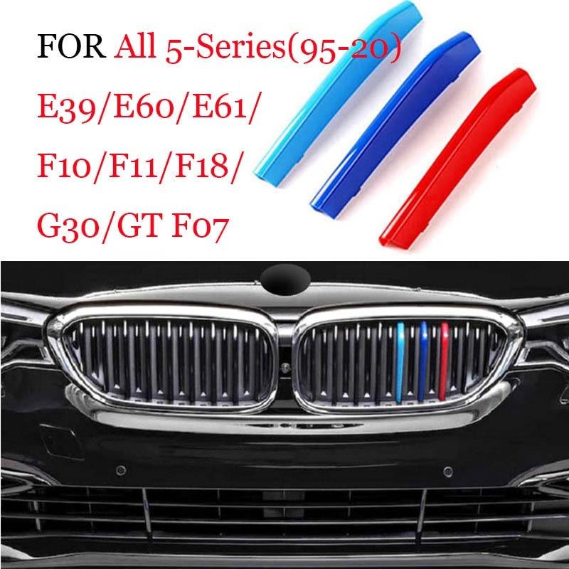 3Pcs Car Front Racing Grille Trim Bumper Strips Cover For BM - TikTok ...